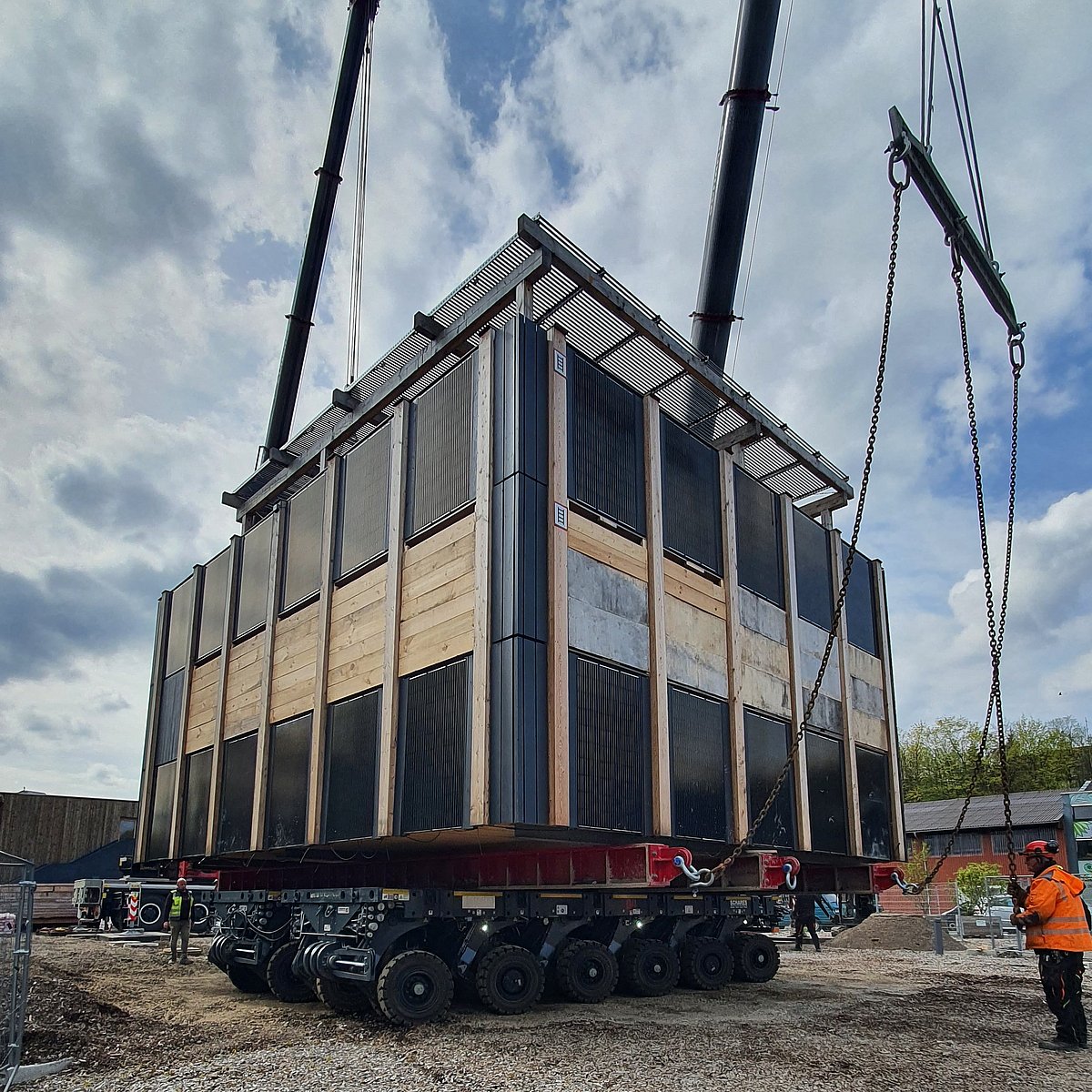 Finaler Umbau Living Lab NRW